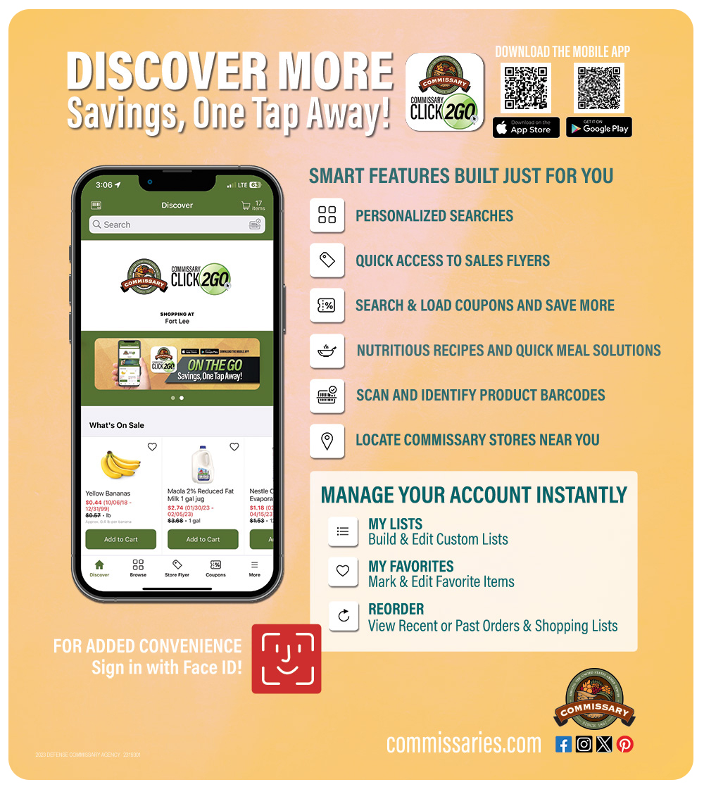 CLICK2GO Sign-up | Commissaries